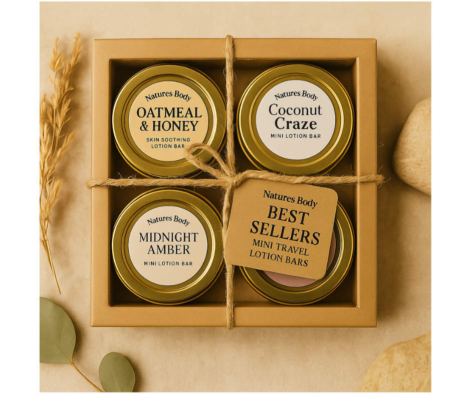 Best Sellers Bundle | 4 Travel Size Lotion Bars – mobilemassagestore.com